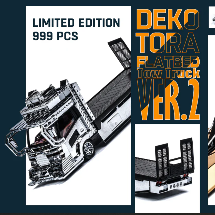 Micro Turbo 1:64 Dekotora Limited Edition Tow Truck – AUSSIE diecast